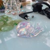 Iridescent Snails, Emotional Support Snail, Animal Resin Figurine Décor, Forestcore Teen Gift ...