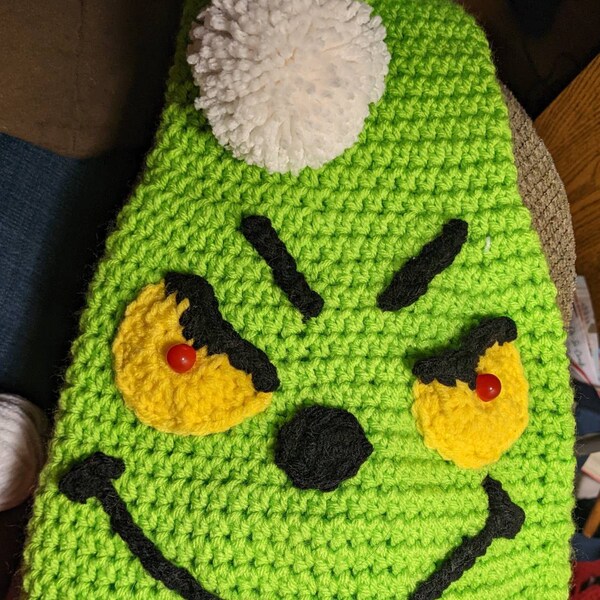 EASY CROCHET PATTERN - Grinch Inspired Christmas Hat - Christmas Hat ...