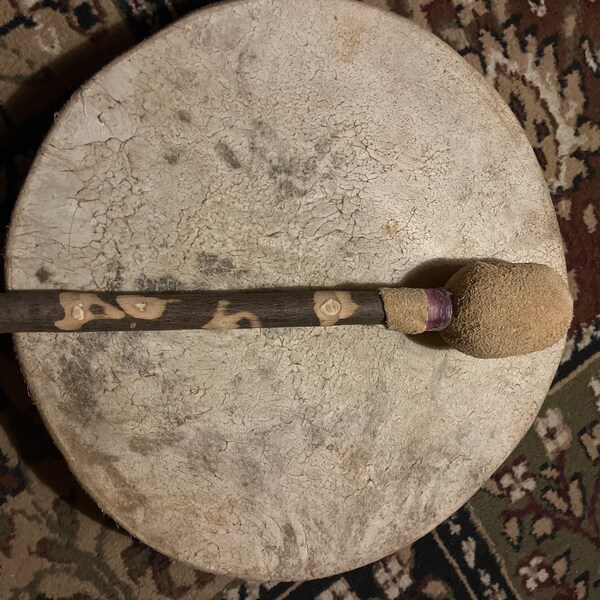 Painted Eagle Rattle / Elk Rattle - Etsy