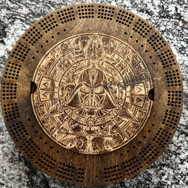 Extra Large Personalized Cribbage Board With Storage & Custom Engraving ...