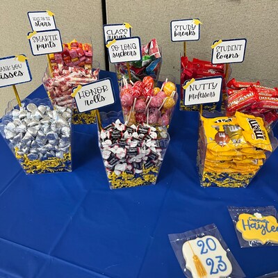 Graduation Table Candy Buffet Sign Candy Table Sign Cards - Etsy