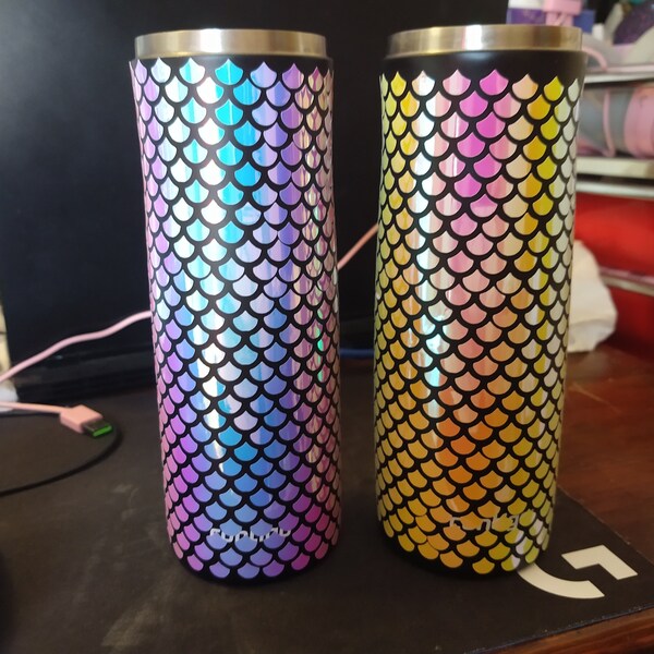 Mermaid Scales Holographic Vinyl Decal Stickers // Mermaid Decor ...