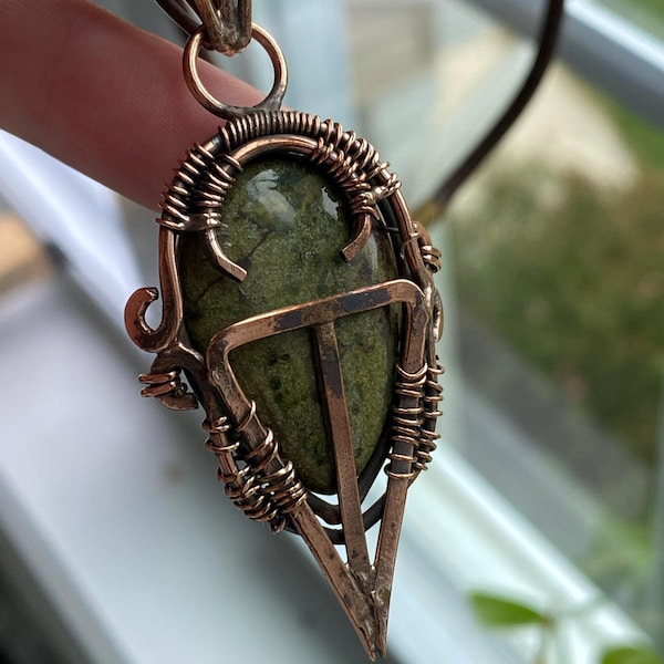 Labradorite Bracelet Copper Wire Wrapped Bracelet Adjustable Chain ...