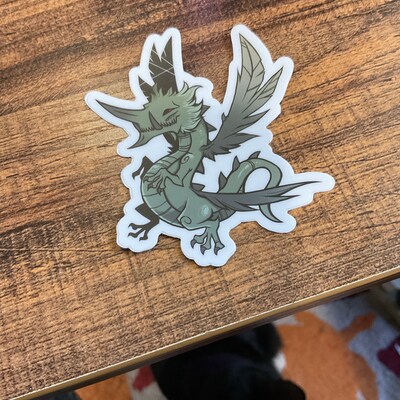 STICKER 3 Chibi Vrtra Dragon FFXIV Final Fantasy XIV - Etsy