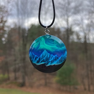 Wolf Pendant Wolf Accessory Resin Necklace Personalized - Etsy