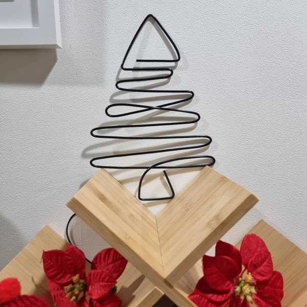 Wire Christmas Tree Art - Etsy
