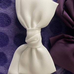 Floral Lace Drape Bow Translucent Mesh Bow Hair Accessory for - Etsy