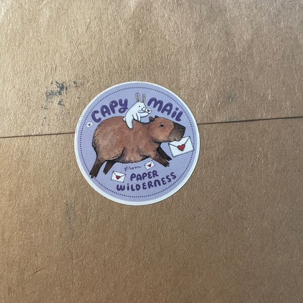 Happy Capy Anniversary Capybara Love Card - Etsy