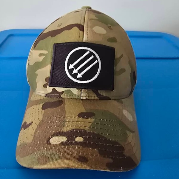 Three Arrows Flag Embroidered Patch | Anarchism Antifa | Hook and Loop ...