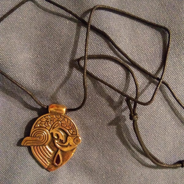 Pelican Medallion - Anglo Saxon Staffordshire Hoard Inspired - Cast ...