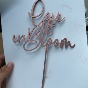 Wooden Custom Cake Topper With Your Text / Personalised Party Decor ...