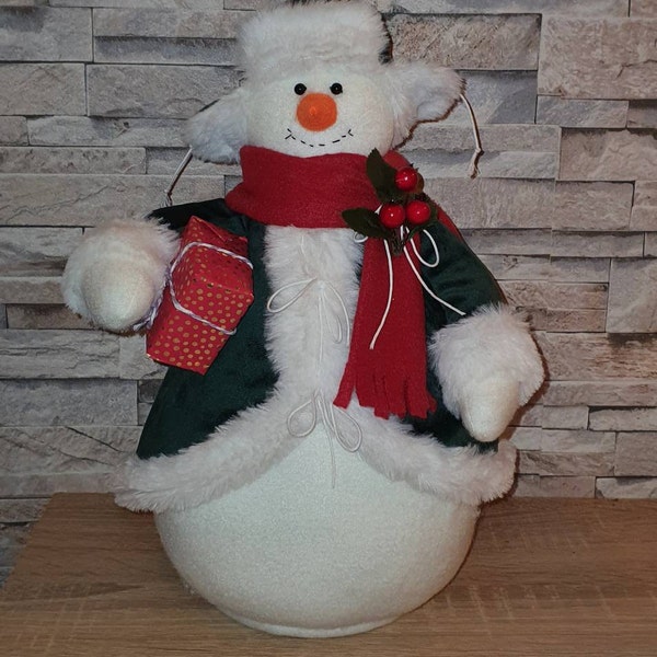 Pattern Pdf Snowman Christmas New Year, Snowman in Coat, Snowman in a ...