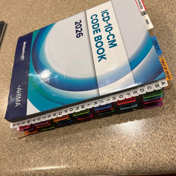 2026 ICD-10-CM - Tabbing System | Medical Coding Tabs | Book Tabs (book ...