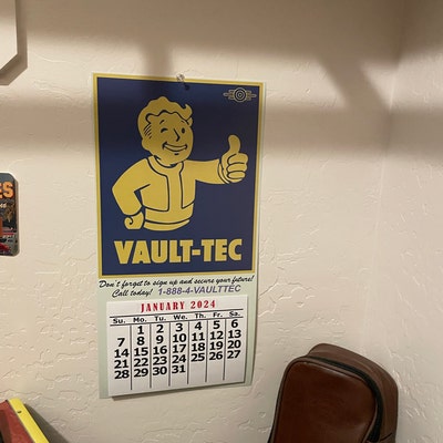 Un-official Handmade Fallout 12 Month Calendar for 2024 - Etsy