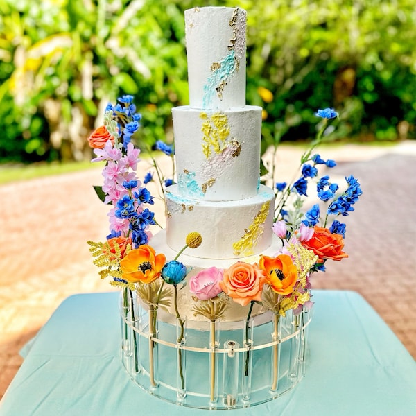 The Floral Crown - Cake Stand - Flower Stand - Floral Arrangements ...