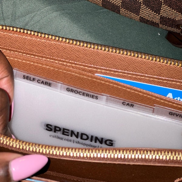 Budget Wallet Dividers Tabbed for Cash Stuffing Custom Dividers With ...