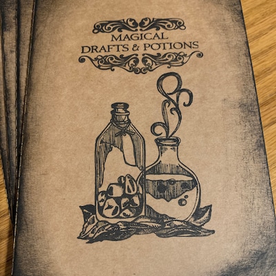 Guide to Herbology Notebook Magical Wizardry Notebook, Witches Wizards ...
