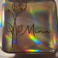 Engraved Birth Flower Jewellery Box, Travel Jewelry Box, Birthday Gift ...