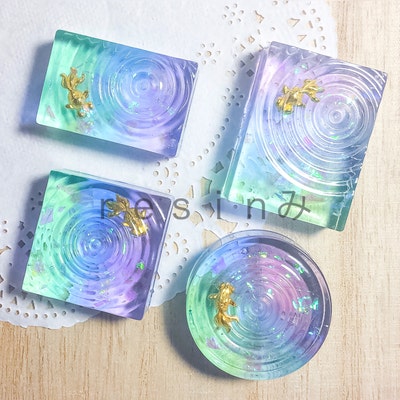 Small Snowflake Embellishments Snow Resin Inclusions Metal ...