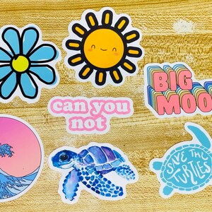 10-300pcs Pack Vsco Stickers I Cute Stickers Waterproof 100% - Etsy