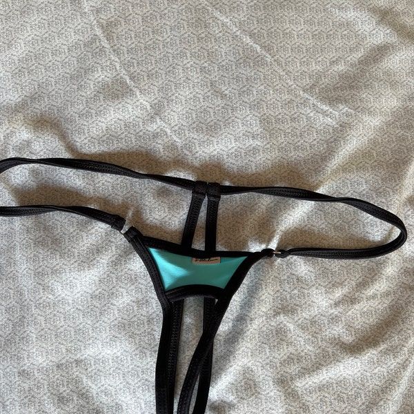 1011-11S Y-back Micro Bikini Thong Sexy String Spandex Swimwear ...