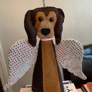 Black Poodle Christmas Tree Topper - Etsy