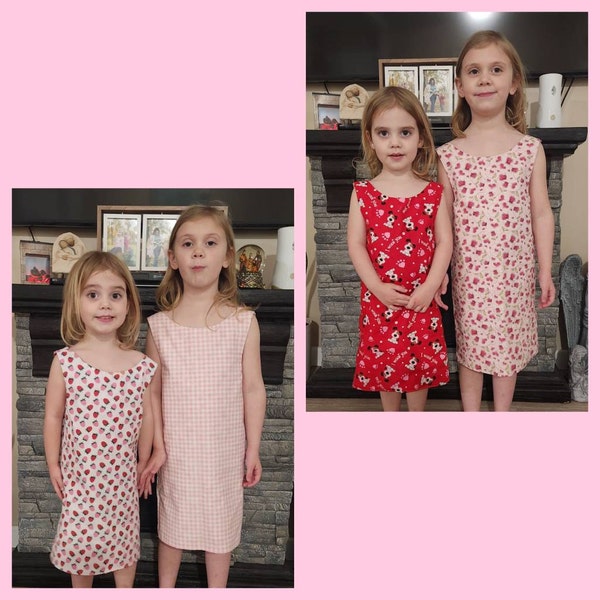 Girls Maxi Dress Pdf Sewing Pattern, Summer Maxi Dress Sewing Pattern ...