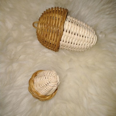 Rattan Apple House Fairy House Apple Wonderweaver Design Handmade - Etsy