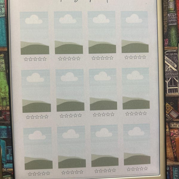 Kobo All Seasons Bookshop Insert Bundle for Clear Case, PRINTABLE, Kobo ...