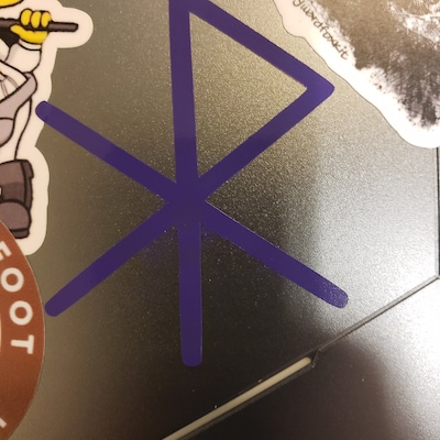 Love Bind Rune Vinyl Sticker Viking Symbol Glyph Bindrune Die Cut Decal - Etsy