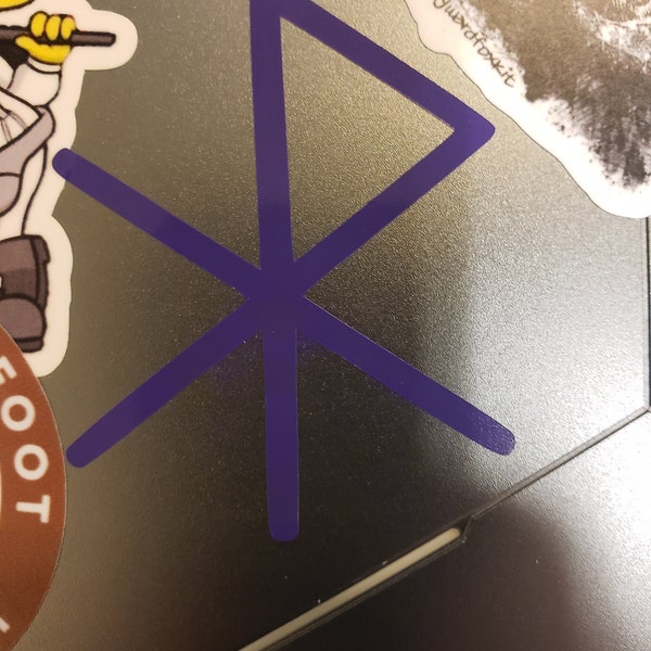 Love Bind Rune Vinyl Sticker - Viking Symbol Glyph Bindrune - Die Cut ...