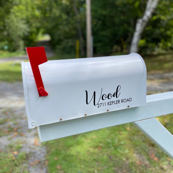 Personalized Connecting Heart Names Wedding Card Box Vinyl Decal, Heart ...