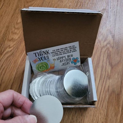 Steel Metal Discs 1 ONE INCH 100 Discs - Etsy