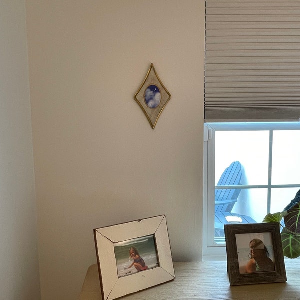 Mini Moon } Hand Painted Moon Phase Art Gallery Wallpaper Vintage Frame ...