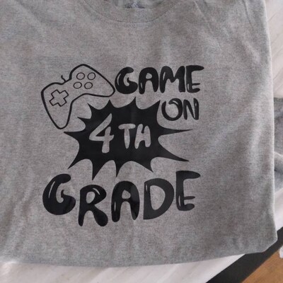 Game on 4th Grade Svg, Png, Jpg, Dxf, Fourth Grade Svg, 4th Grade, Boy ...
