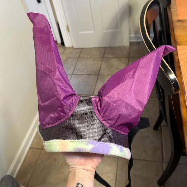 Goat/sheep Fly Masks - With & W/o Horns - Dual Adjustable - Made to ...