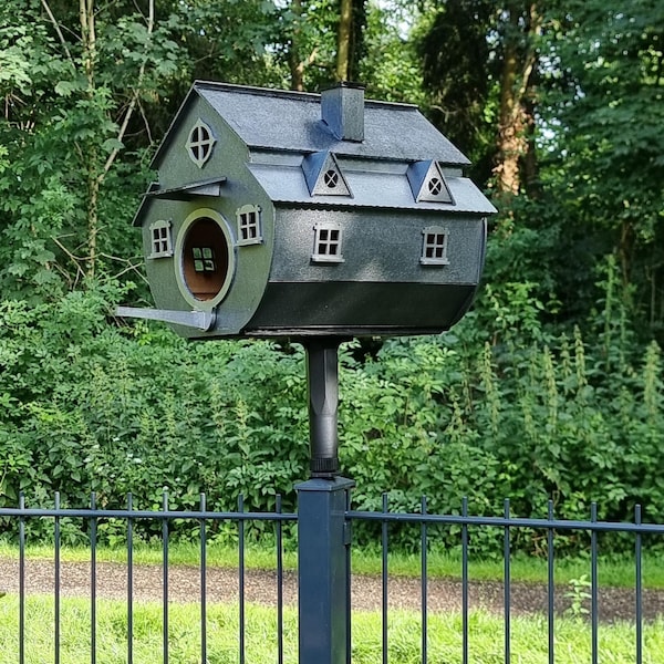 Bird House Laser Cut File for 3mm 1/8inch Material Thickness, Bird Box ...