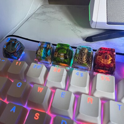Retro Gaming Handmade Artisan Keycaps for Cherry MX Mechanical Gaming ...