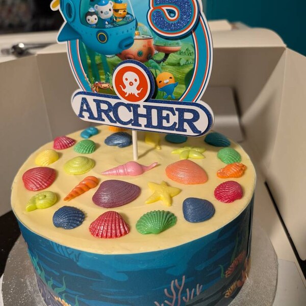 Edible Sugar Icing Sea Shells Shimmer Beach Cupcake Toppers Cake ...