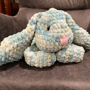 Sleepy Bunny Rag Doll Crochet PATTERN / Pattern Only / Crochet Pattern ...