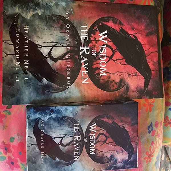 Wisdom of the Raven Oracle - 52 Card Deck Featuring Raven Art by J ...