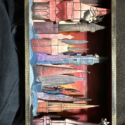 Wizard Duel Book Nook DIY Kit - Etsy