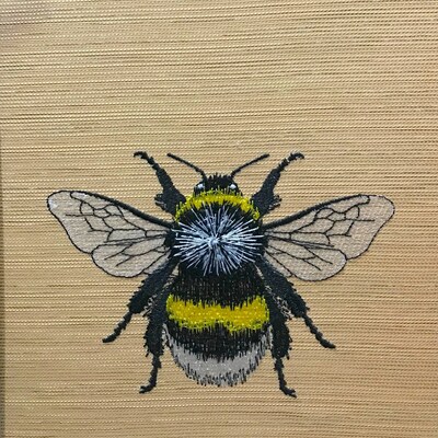 Bumblebee Embroidery Machine Embroidery File Design 4 X 4 Inch Hoop Bee ...