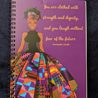 Proverbs 31:25 African American Scripture Note Cards - Etsy