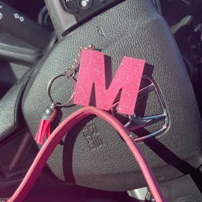 Custom Beaded Name Keychain Custom Keychain Beaded Keychain Colored ...