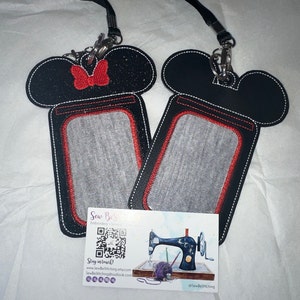 Mouse ID Badge Holder Cartoon Character Animated Movie TV Show Fan ...