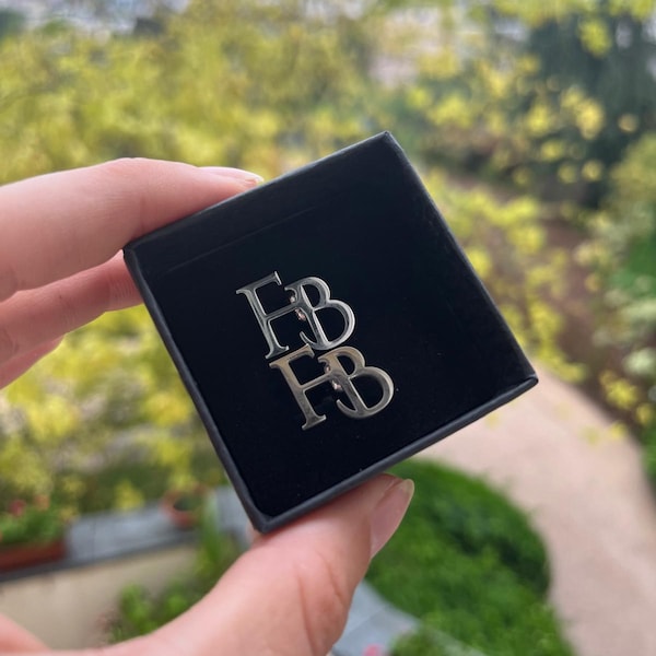 Custom Groomsmen Cufflinks, Initial Cuff Links, Numbers Cufflinks ...