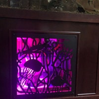 Aluminum Blue Heron Metal Privacy Screen, Wild Life Outdoor Privacy ...