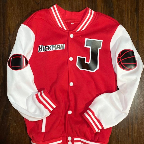 Custom Kids Varsity Jacket, Youth Letterman Jacket, Kid Custom Sports ...