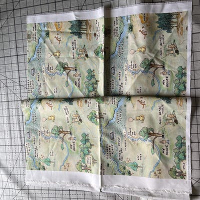 Peter Rabbit Upholstery Sewing Craft Printed Fabric Panels Peter and ...